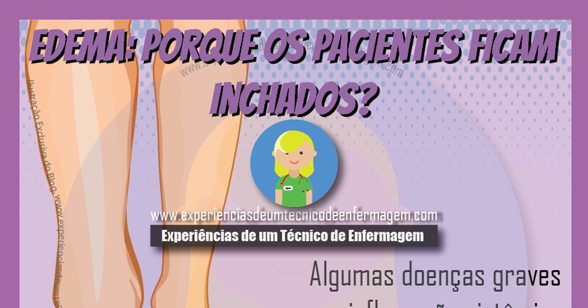 Edema: Por que os pacientes na UTI ficam inchados? - Enfermagem Ilustrada