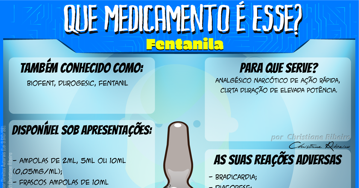 Que Medicamento é Esse?: Fentanila | Enfermagem Ilustrada