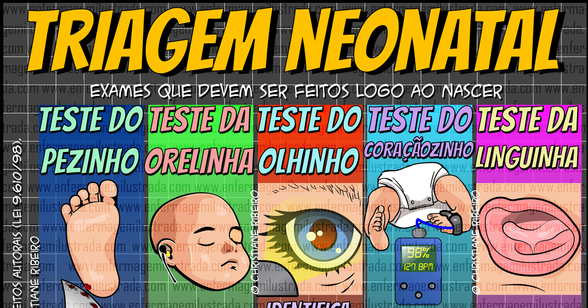 Triagem Neonatal - Enfermagem Ilustrada